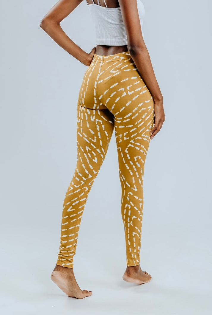 Leggings | Broken Zebra Lines – BaobabBatik